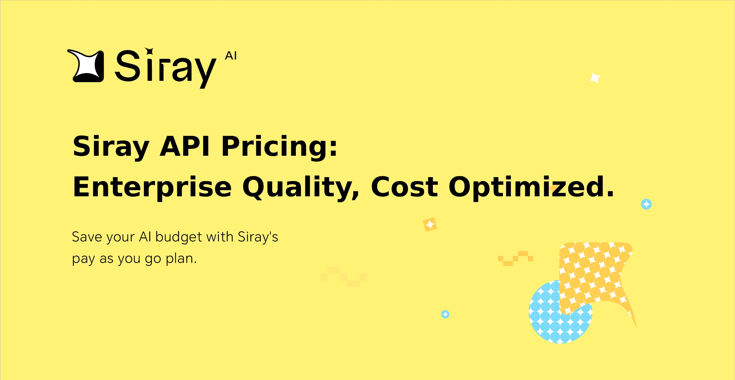 Pricing Siray API